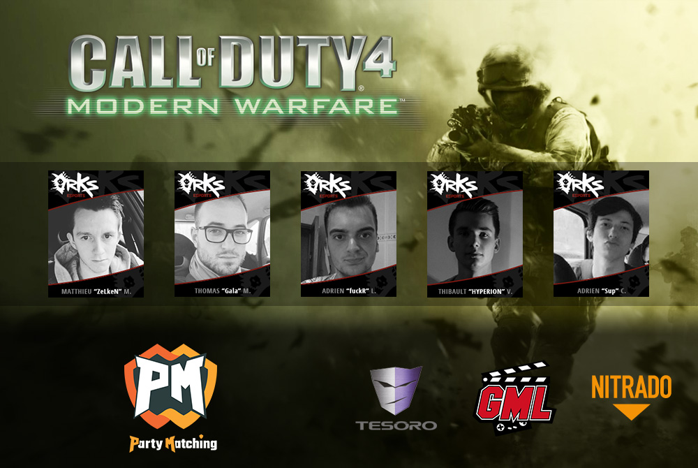 Line-up COD 4 – orKs Grand Poitiers